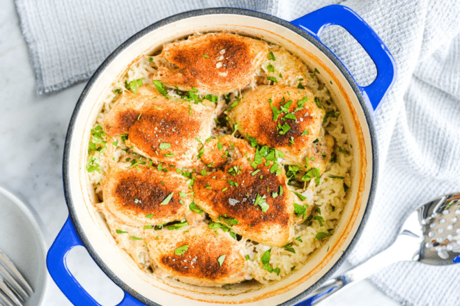 Juicy and Flavorful Baked Chicken and Rice - Fed & Fit
