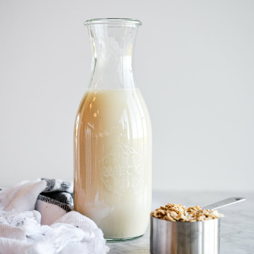 How to Make Oat Milk (Easy + NOT Slimy!) - Fed & Fit