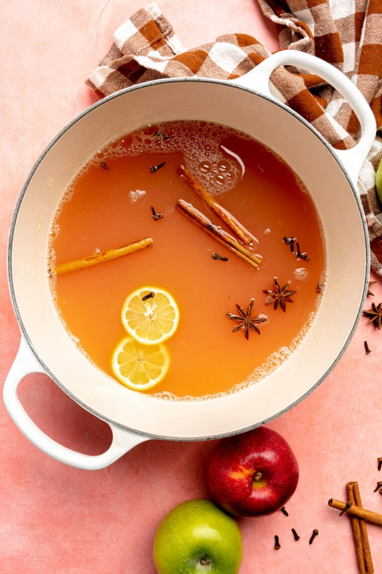 Hot Spiced Apple Cider Recipe - Fed & Fit