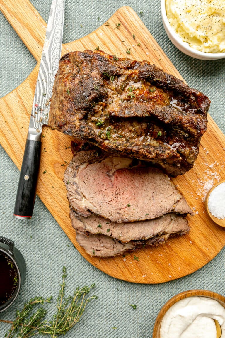 Herb Crusted Prime Rib Roast Recipe - Fed & Fit