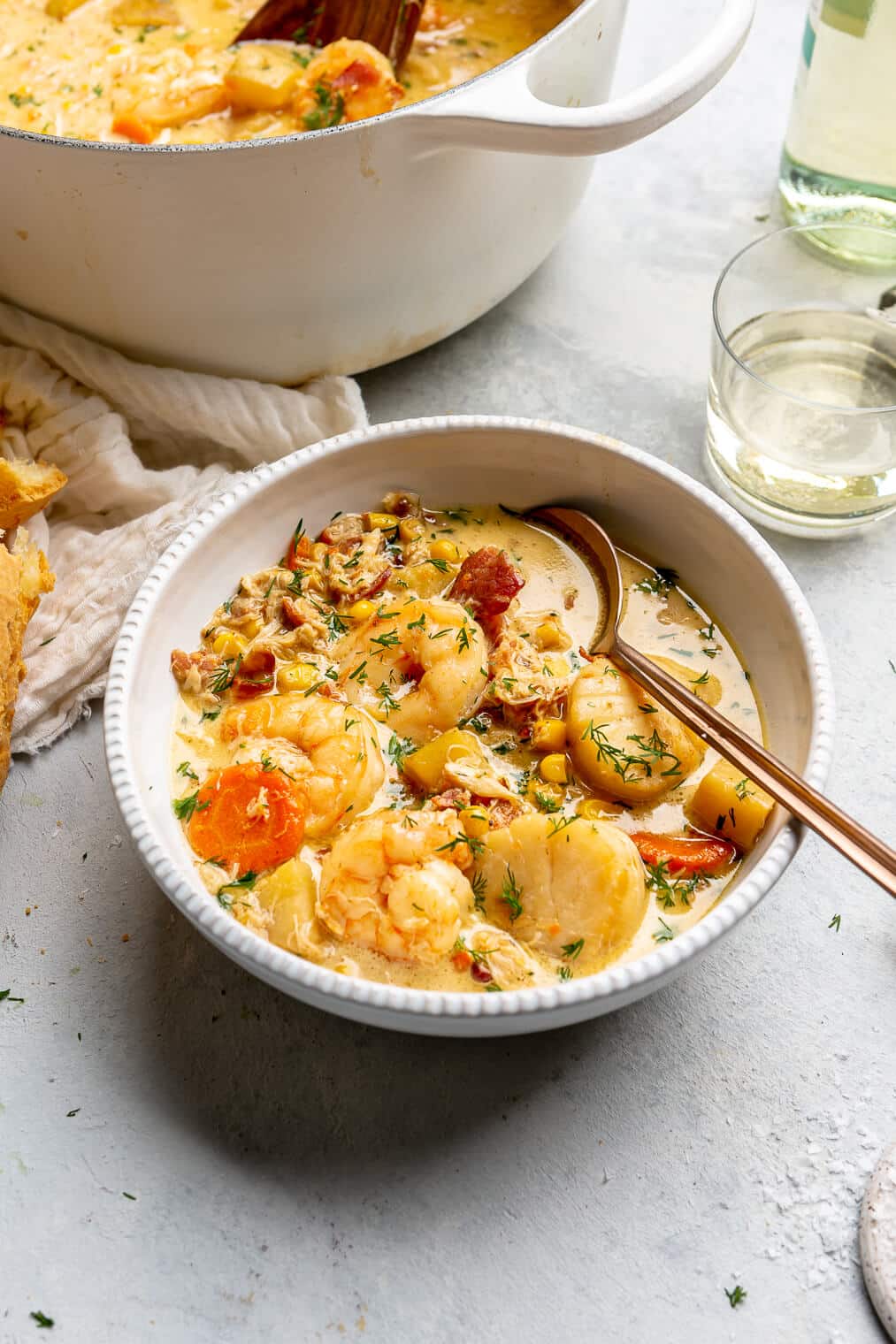 The Best Creamy Seafood Chowder - Fed & Fit