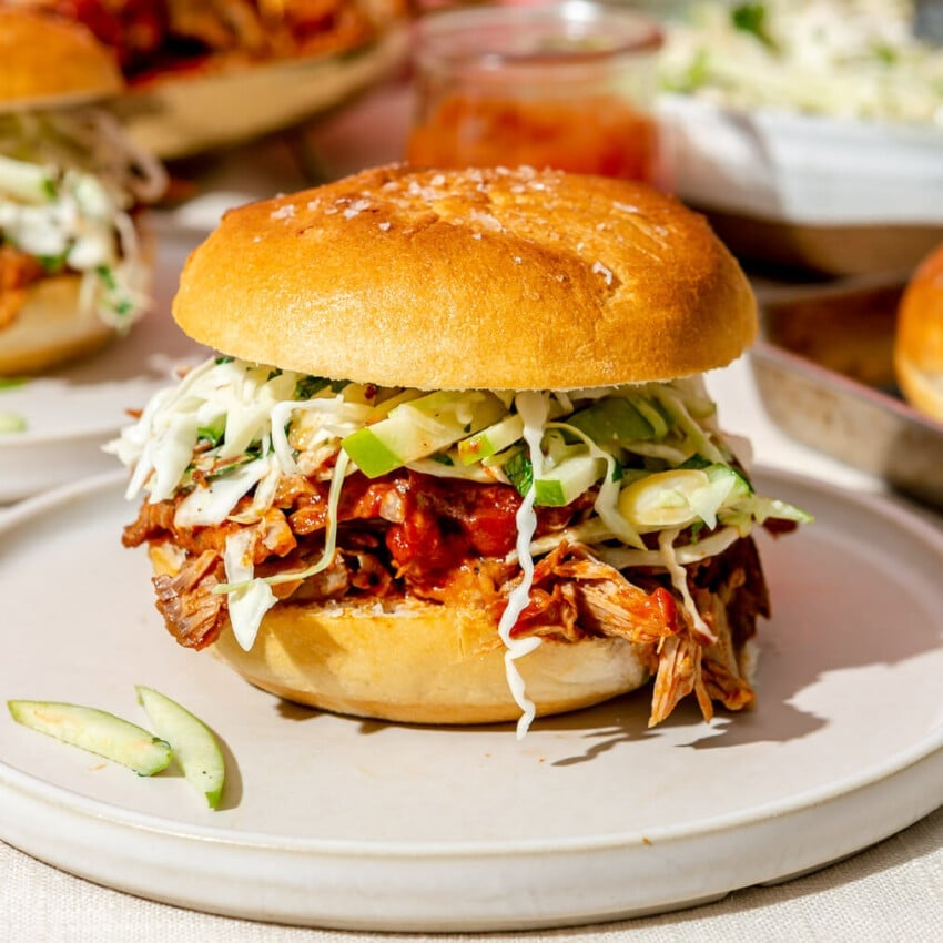 The Best Slow Cooker BBQ Pulled Pork You'll Ever Make - Fed & Fit