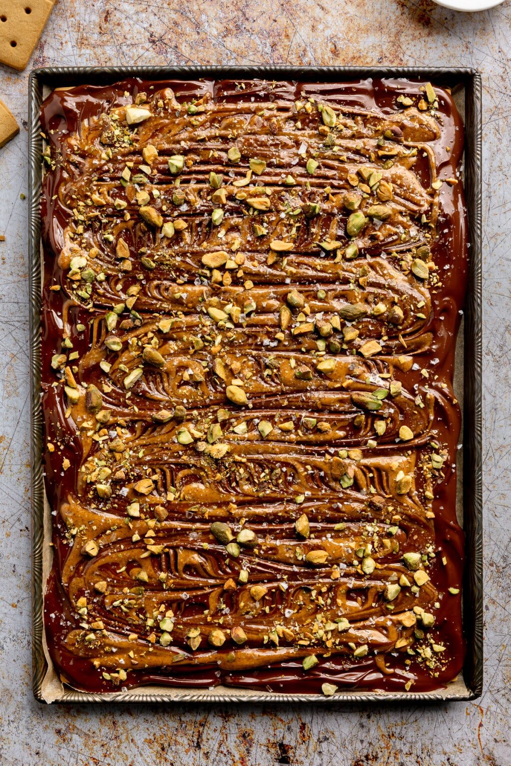 Chocolate Graham Cracker Bark - Fed & Fit