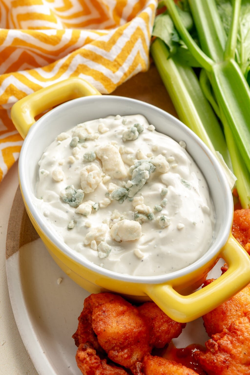 Creamy Blue Cheese Dip - Fed & Fit