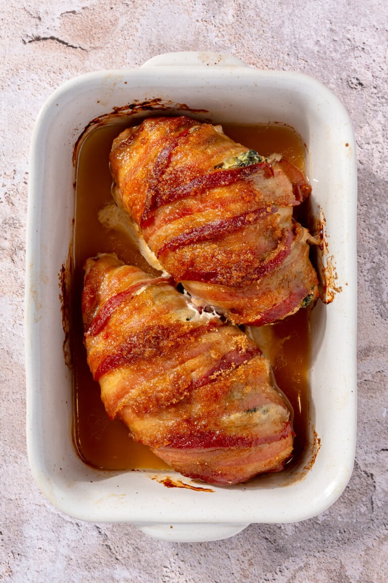 Crispy Bacon Wrapped Chicken Breasts - Fed & Fit