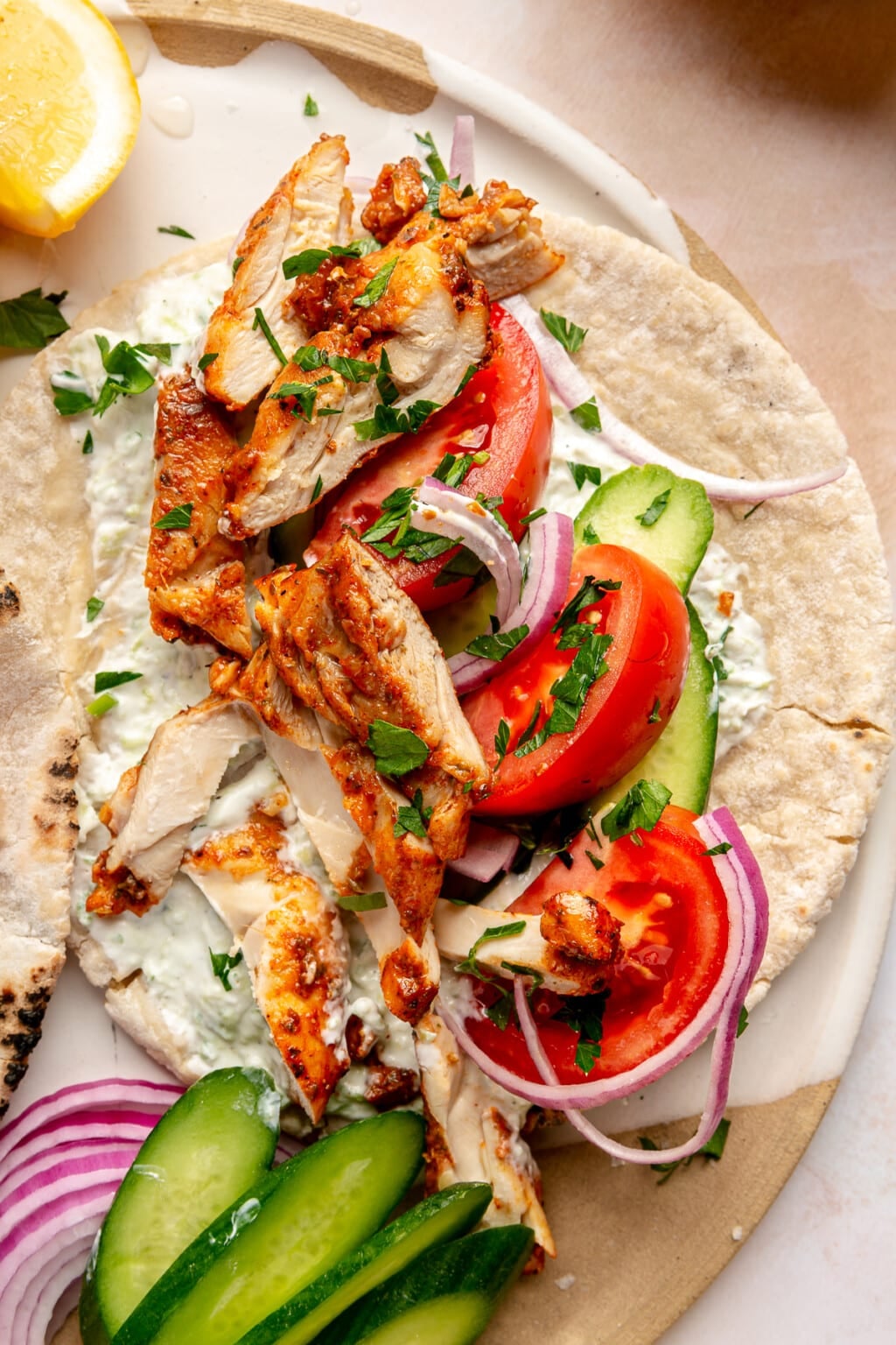 Chicken Gyro Recipe - Fed & Fit