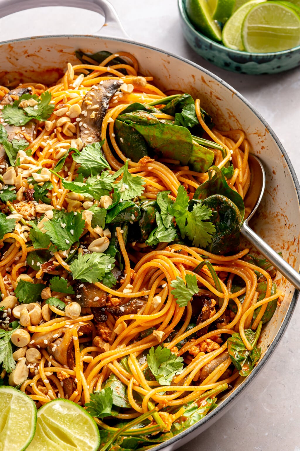 Gochujang Pasta with Ground Chicken - Fed & Fit
