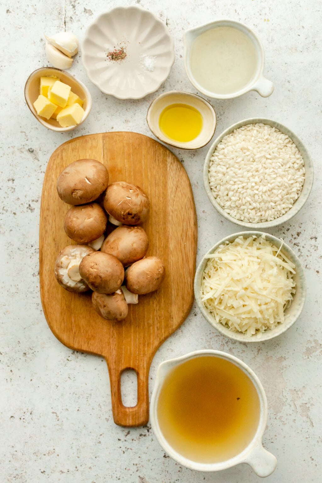 No-Stir Mushroom Risotto - Fed & Fit