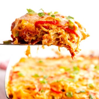 Southwest Chicken Casserole - Fed & Fit