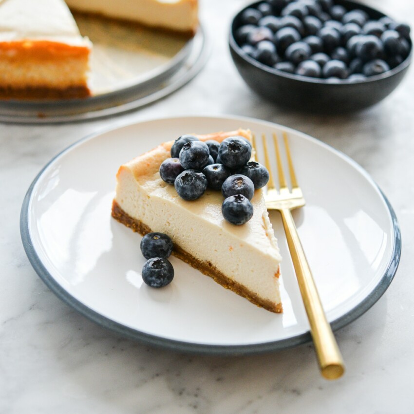 Vegan Baked Cheesecake - Fed & Fit