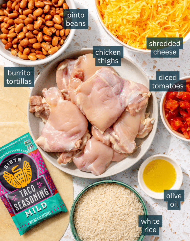 Easy Chicken Burritos with Rice and Beans - Fed & Fit